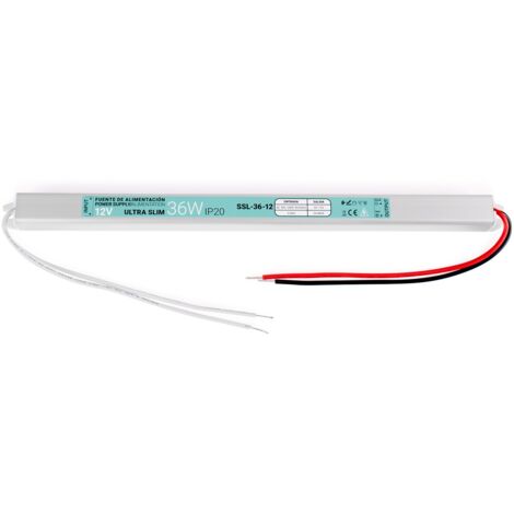 Alimentation LED extra plate 12V - 36W - IP20