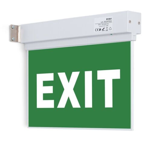 Bloc autonome d'éclairage de sécurité avec pictogramme "EXIT"