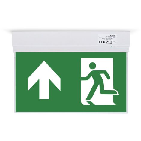 Bloc autonome d'éclairage de sécurité avec pictogramme "SORTIE