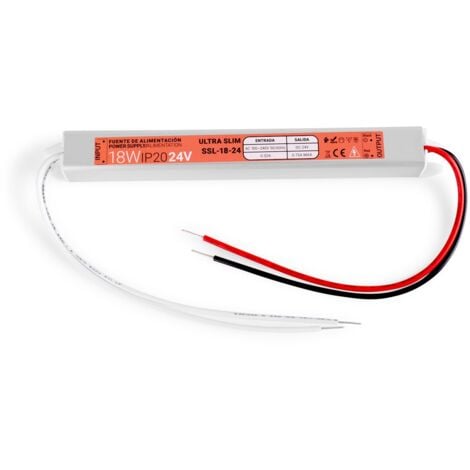 Alimentation LED extra plate 24V - 18W - IP20