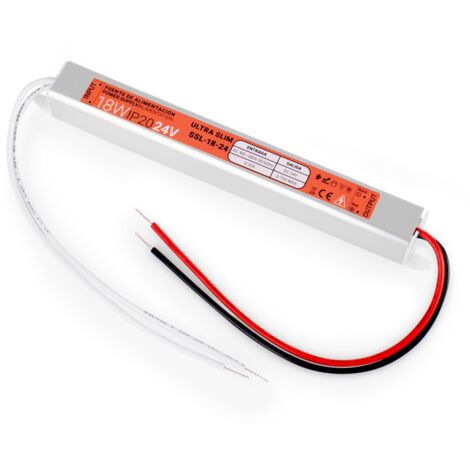 Alimentation LED extra plate 24V - 18W - IP20