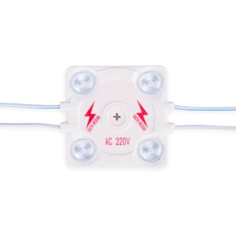 Module LED carré pour signalisation - 3,6W - 220V AC - IP65