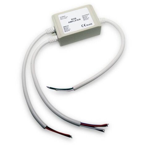 Amplificateur de signal RGB 12-24V DC - 4A/canal - Étanche IP67