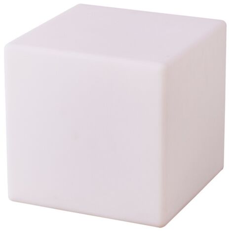 Cube lumineux LED RGBW sans fil 35cm IP65