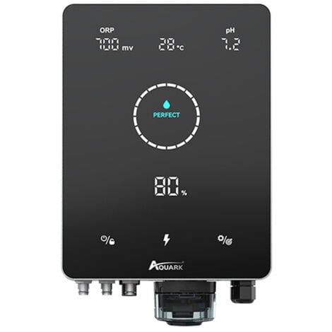 Aquark Électrolyseur au sel Inverter - Mr. Pure 34g/h - Piscine de 50 ...