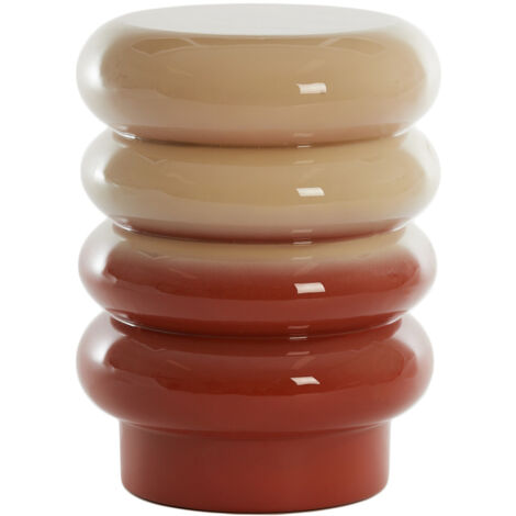 Tavolino Light & Living MIROGI in crema con arancio scuro