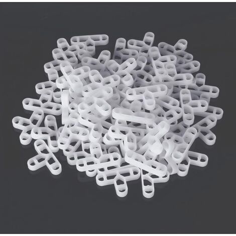 Croisillons de Carrelage 100 pcs 10mm Plastique Entretoise de carrelage ...