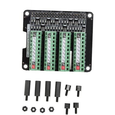 Borlier de borne LED LED 3,3V 3A Module pour RPI A + 3A + B + 2B 3B 3B + 4B
