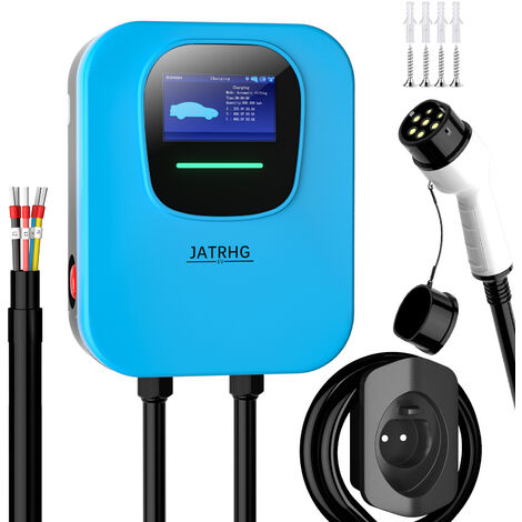 JATRHG EV-Ladegerät 11 kW, 3 Phasen, Typ 2, 16 A, 8 m, IEC 62196-2 ...
