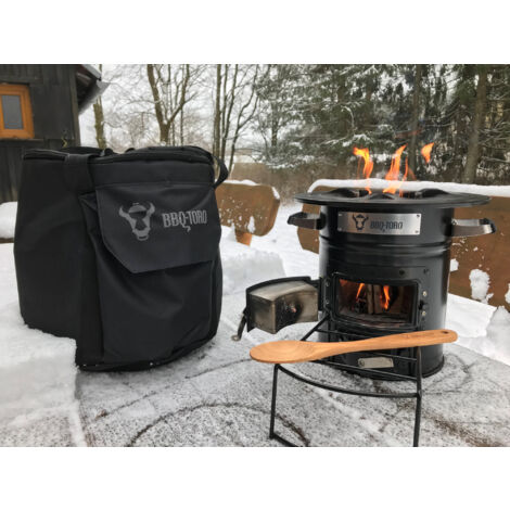 BBQ-Toro Rocket Stove RAKETE 2, negro, Rocket Stove