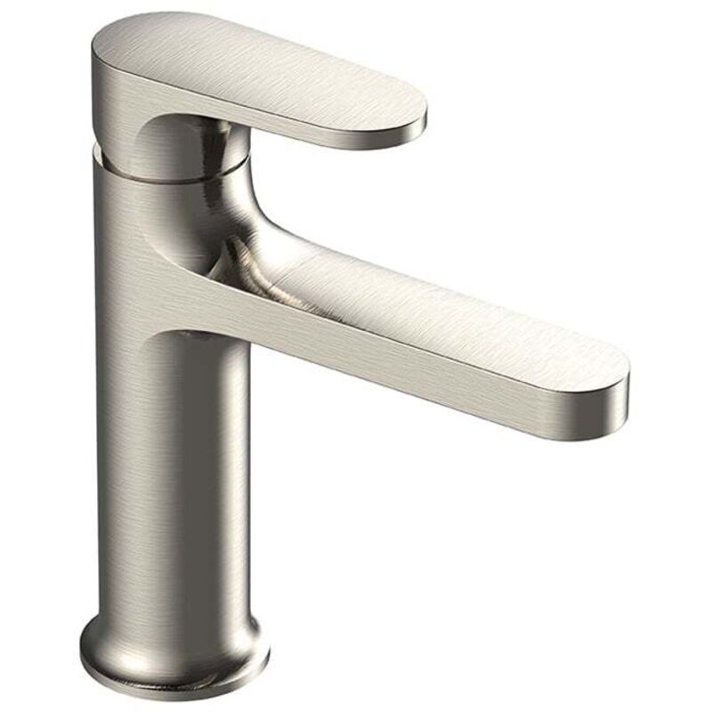 RAK Portofino Brushed Nickel Basin Mixer Tap - RAKPOR3001N
