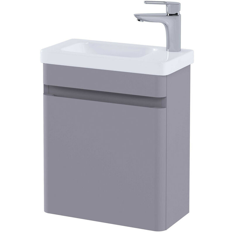RAK Resort Matt Mushroom 450mm Cloakroom Vanity Unit - RAKRSTWBU45602