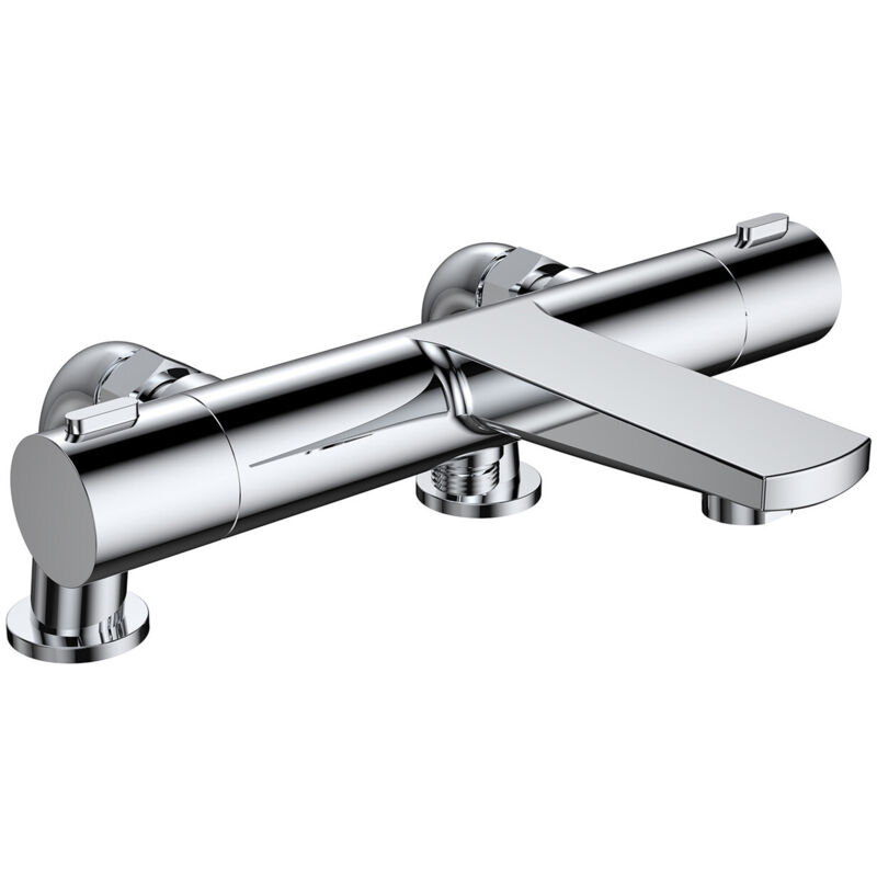 RAK Blade Deck Mounted 3 Tap Hole Basin Mixer Tap - RAKBLD3011C