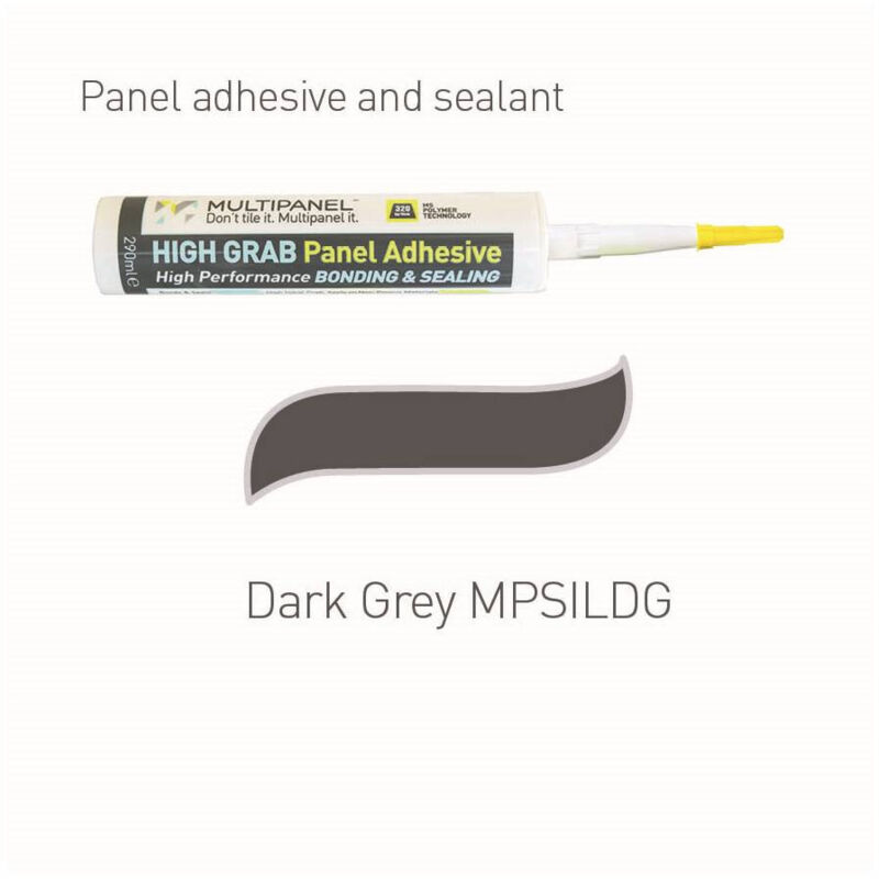 Multipanel High Grab Adhesive & Sealant 290ml Dark Grey