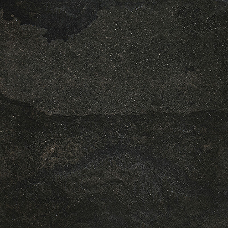 RAK Lapitec Stone Black Matt 60cm x 60cm Porcelain Wall and Floor Tile ...