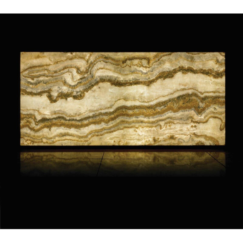 RAK Luce Onyx Arco Red Full Lappato 120cm x 260cm Porcelain Wall and ...