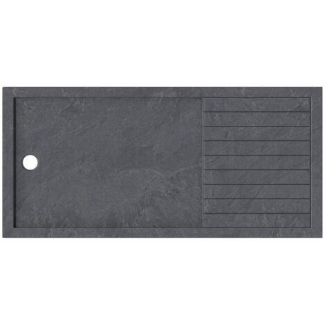Pearlstone Slate 1700mm x 800mm x 40mm Rectangular Walk In Shower Tray