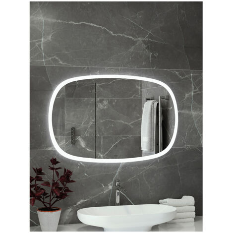 RAK Deco 1000mm x 600mm Illuminated LED Mirror - RAKDEC5002