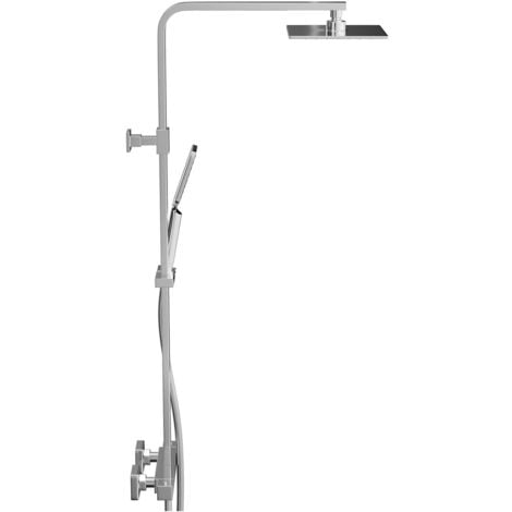 Wholesale Domestic Riviera Square Thermostatic Rigid Riser and Handset ...