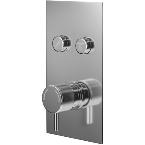 Wholesale Domestic Circo Polished Chrome Concealed Push Button Twin ...