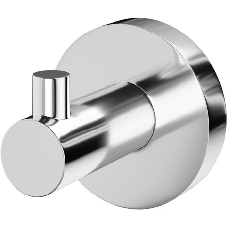 Orbit Polished Chrome Wall Mounted Robe Hook