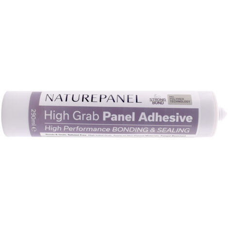Multipanel Naturepanel High Grab Adhesive & Sealant 290ml Graphite Grey