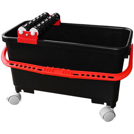 Tileasy Washboy Set including 23 Litre Bucket with Castors and Twin ...