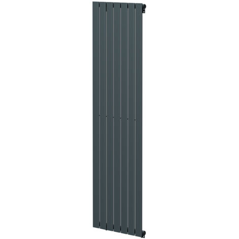 Hudson Anthracite 1800mm x 528mm Single Panel Radiator