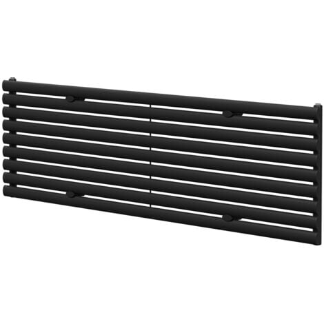 Colore Boone Matt Black 540mm x 1800mm Horizontal Single Panel Radiator