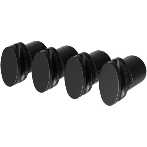 Boone Set of 4 Black Horizontal Radiator Brackets