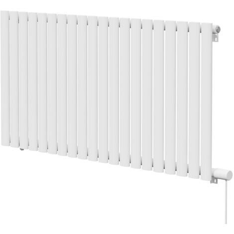 Boone White 600mm x 1200mm Horizontal Electric Single Panel Radiator