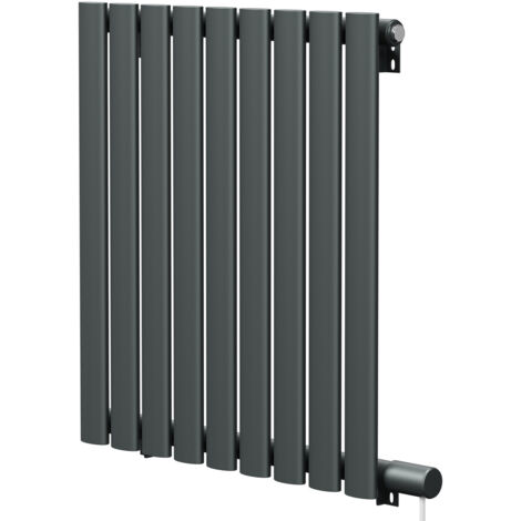 Boone Anthracite 600mm x 540mm Horizontal Electric Single Panel Radiator