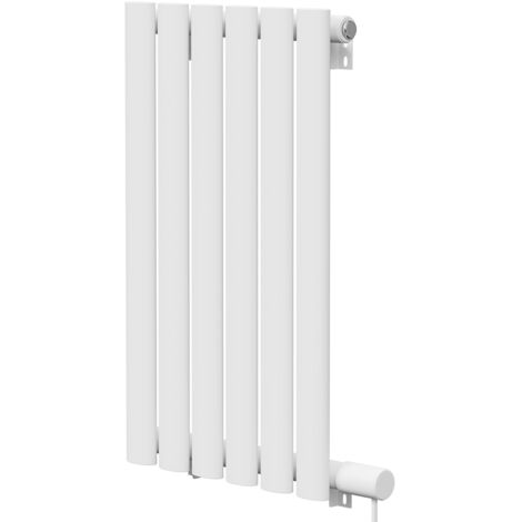 Boone White 600mm x 360mm Horizontal Electric Single Panel Radiator