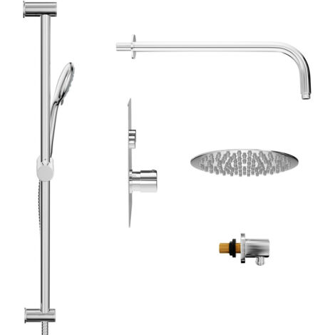 Wholesale Domestic Circo Polished Chrome Concealed Push Button Twin ...