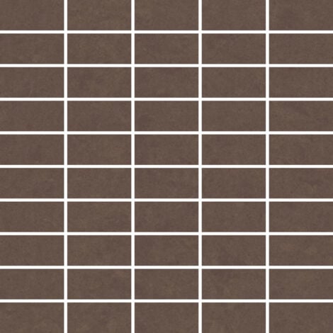 RAK Lounge Mocca Unpolished 30cm x 30cm Sheet 3cm x 6cm Bricks ...