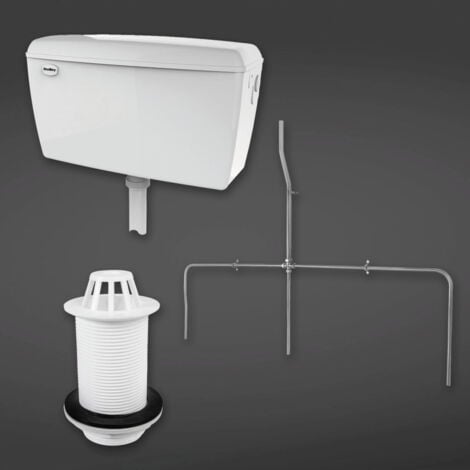 RAK 13.5 Litre Concealed Automatic Cistern Pack for 3 Urinals including ...
