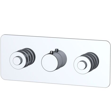 RAK Prima Tech Concealed Horizontal Thermostatic Dual Control Shower ...