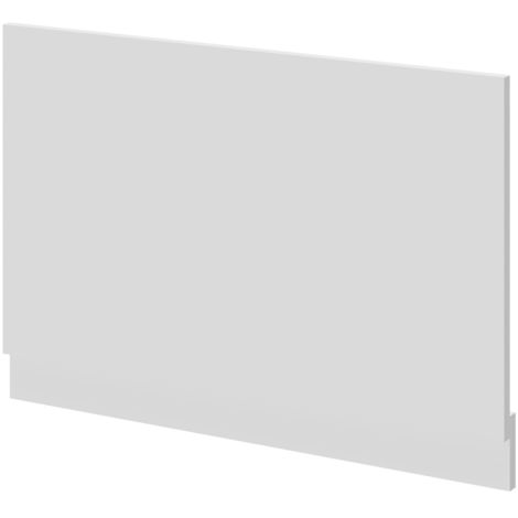 Matt White MDF 800mm End Bath Panel