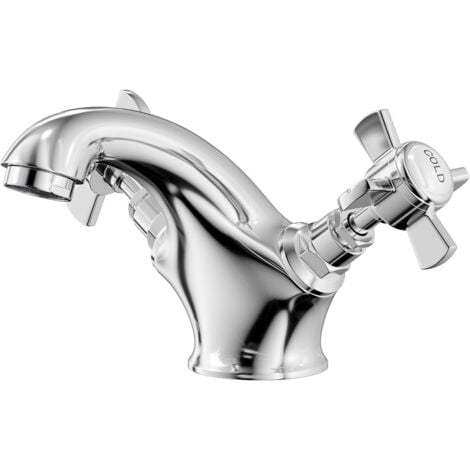 Windsor Traditional Polished Chrome Mono Basin Mixer Tap