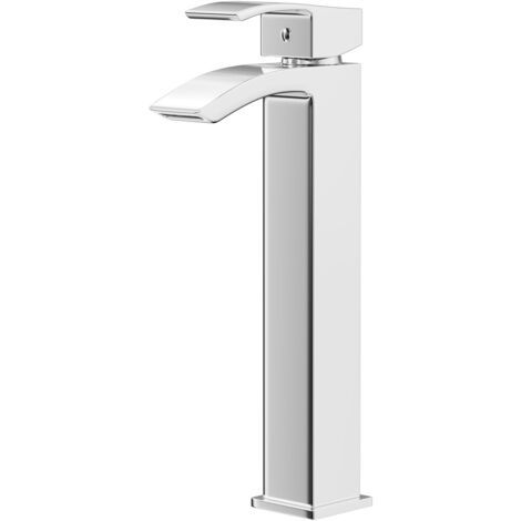 Wholesale Domestic Flow Polished Chrome High Rise Basin Mixer Tap