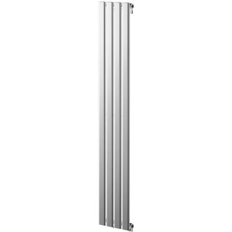 Hudson Chrome 1600mm x 300mm Single Panel Radiator