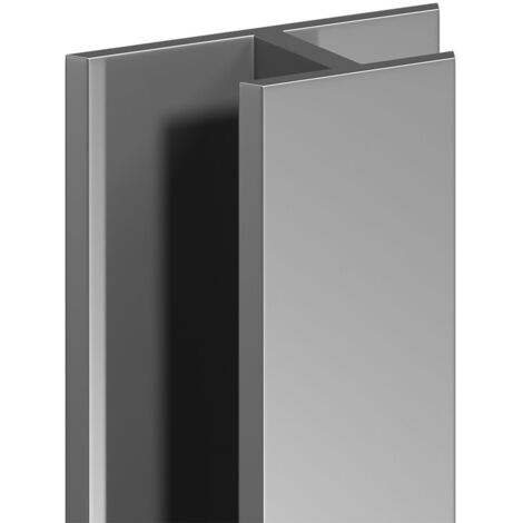 WholePanel 5mm Silver Wall and Ceiling Panel H Joint Trim