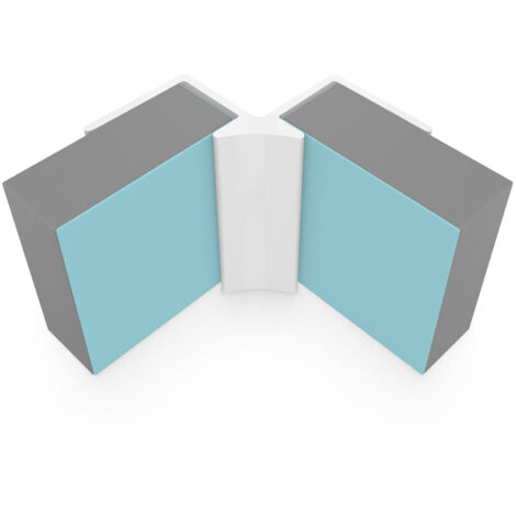 Multipanel Classic 11mm Wall Panel Internal Corner Trim Type A White