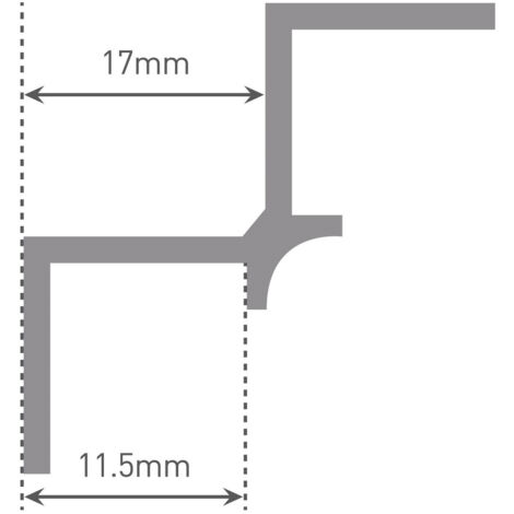 Multipanel Classic 11mm Wall Panel Internal Corner Trim Type A Satin ...