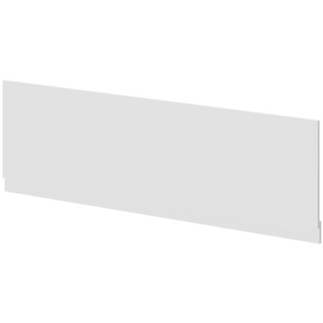 Gloss White MDF 1700mm Front Bath Panel with Plinth