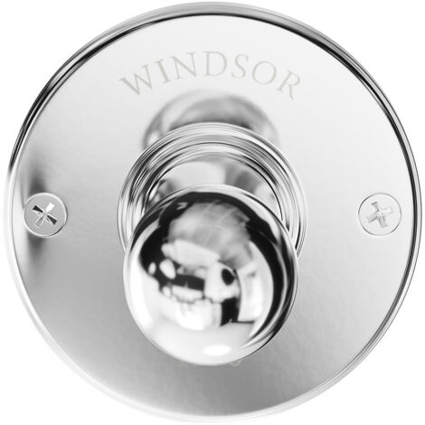 Windsor 1930 Traditional Polished Chrome Wall Mounted Robe Hook