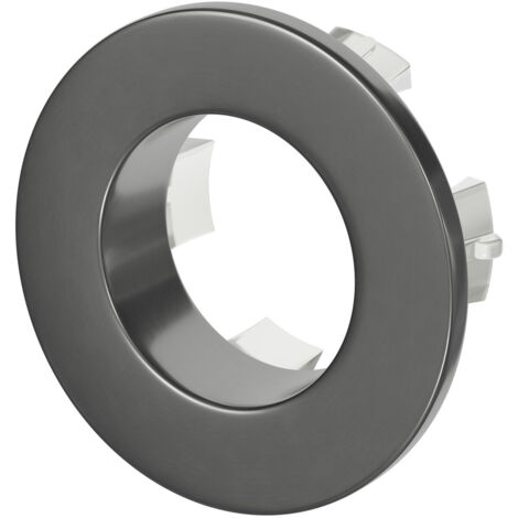 Colore Round Gunmetal Grey Basin Overflow Insert