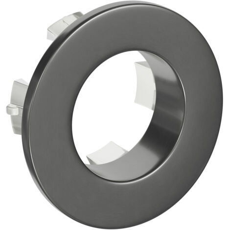 Colore Round Gunmetal Grey Basin Overflow Insert