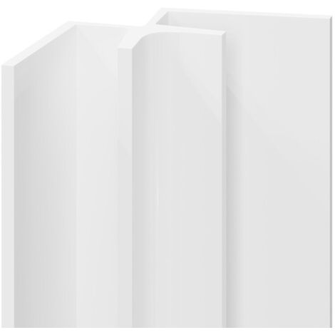 WholePanel 5mm White Wall and Ceiling Panel Internal Corner Trim