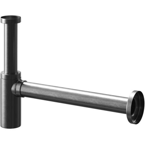 Colore Round Gunmetal Grey Basin Bottle Trap